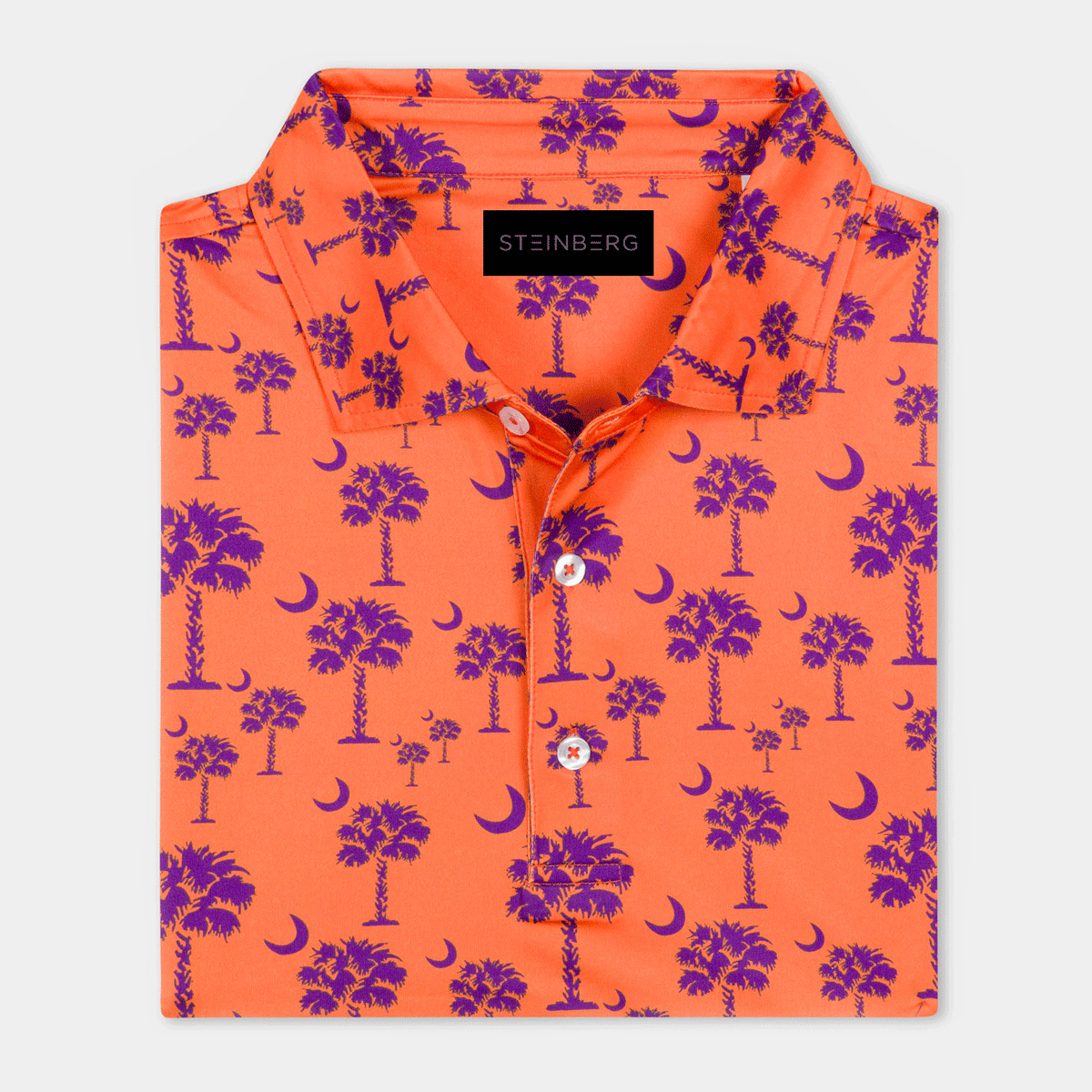 The Orange Palmetto Polo|Steinberg Brand