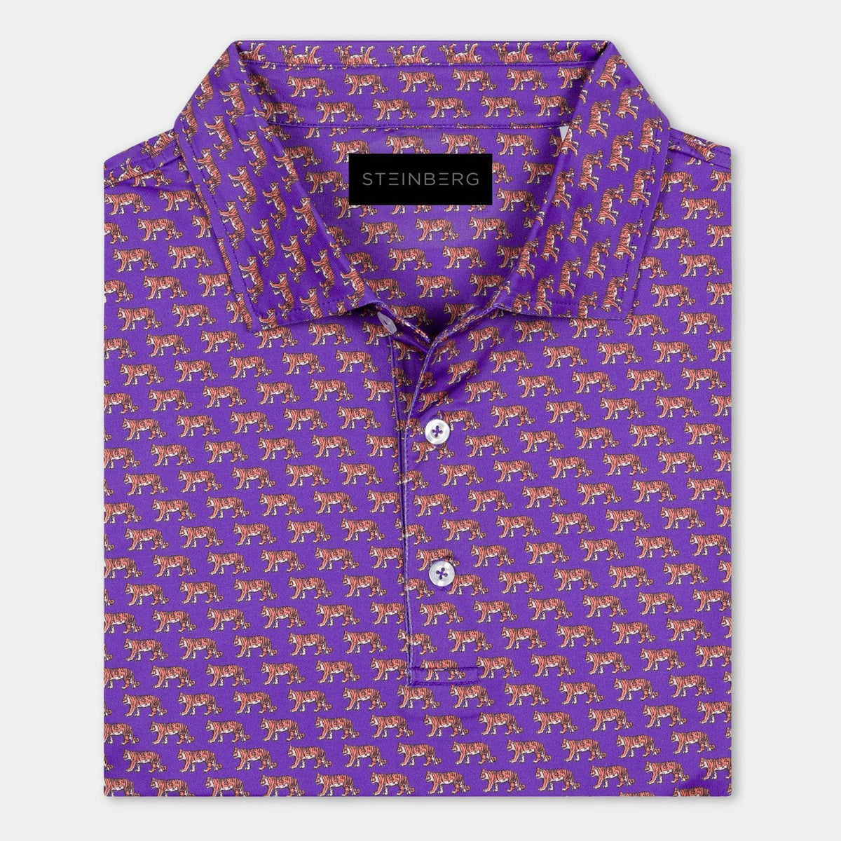 The Purple Walking Tiger Polo – Steinberg Brand